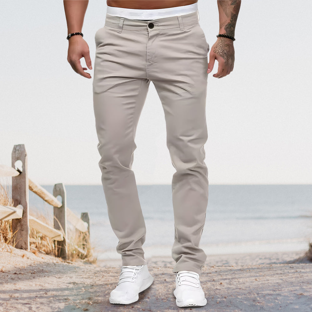 Katemond Neue herbst lässig männer dünne einfarbige hosen – Katemond.de